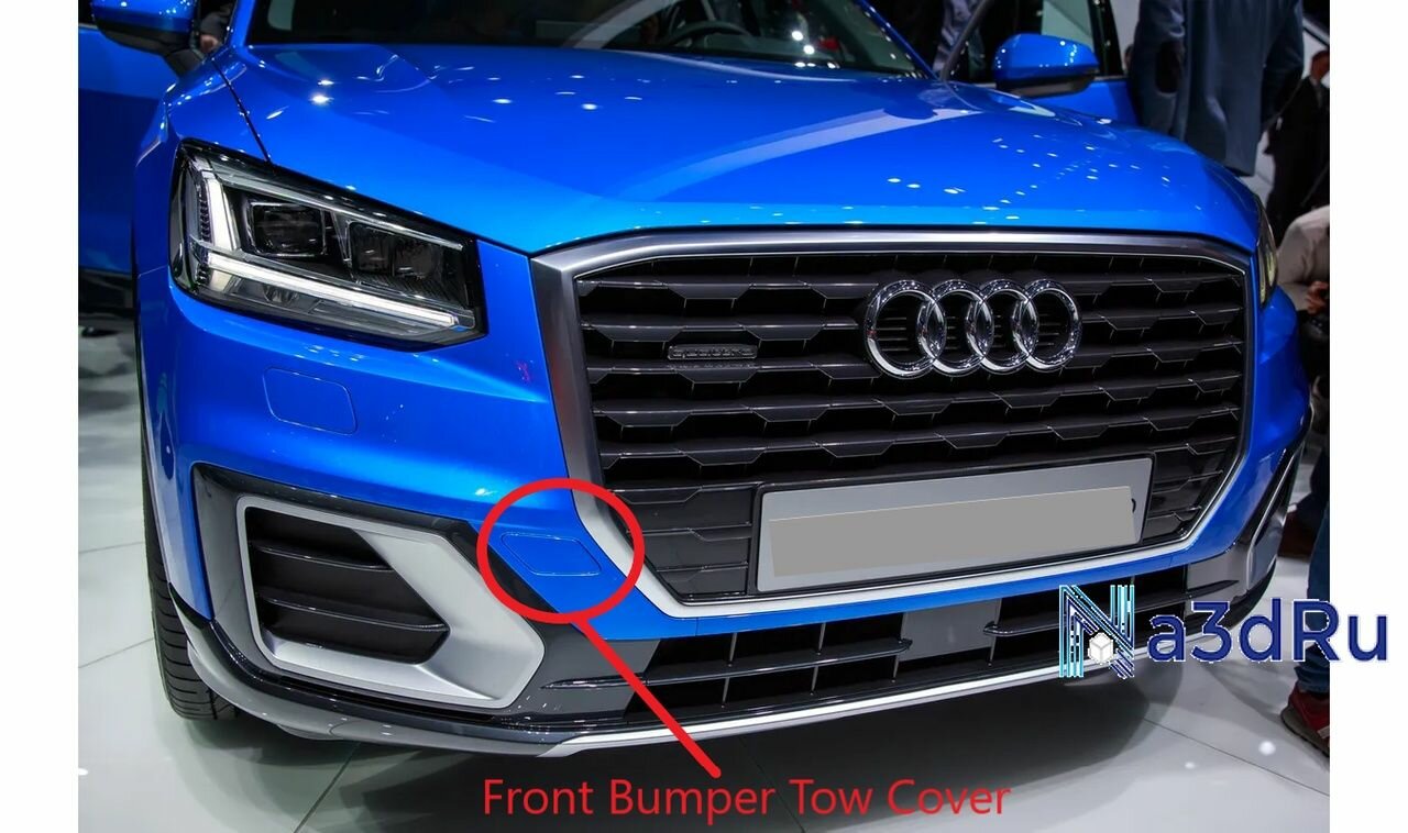 Заглушка буксировочного крюка перед AUDI Q2, Ауди КУ2 (81a807241)