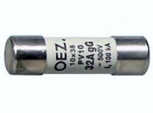 Быстродействующий предохранитель PV10, 16 A, 500 V, размер 10x38 (gG) OEZ 6703