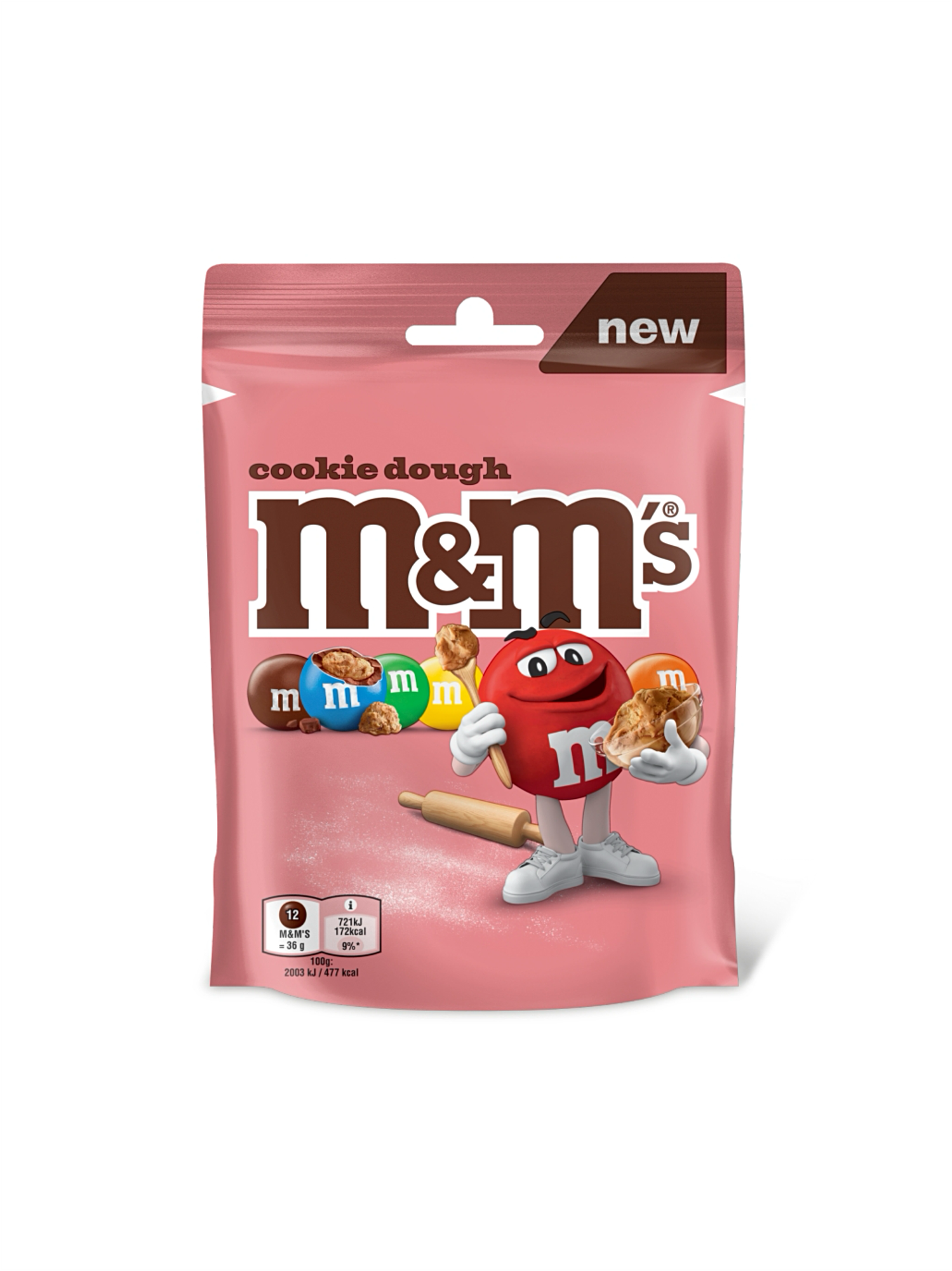 Драже M&M'S Cookie Dough Песочное печенье и шоколада, 102 гр, (США)