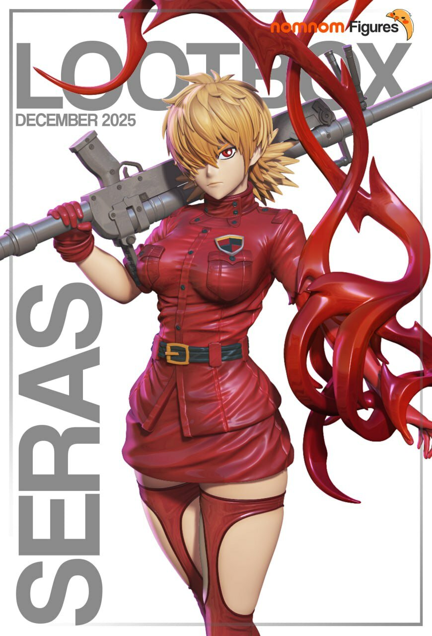 Фигурка для покраски Виктория Серас / Seras Victoria (Хеллсинг / Hellsing), коллекционная, 21см