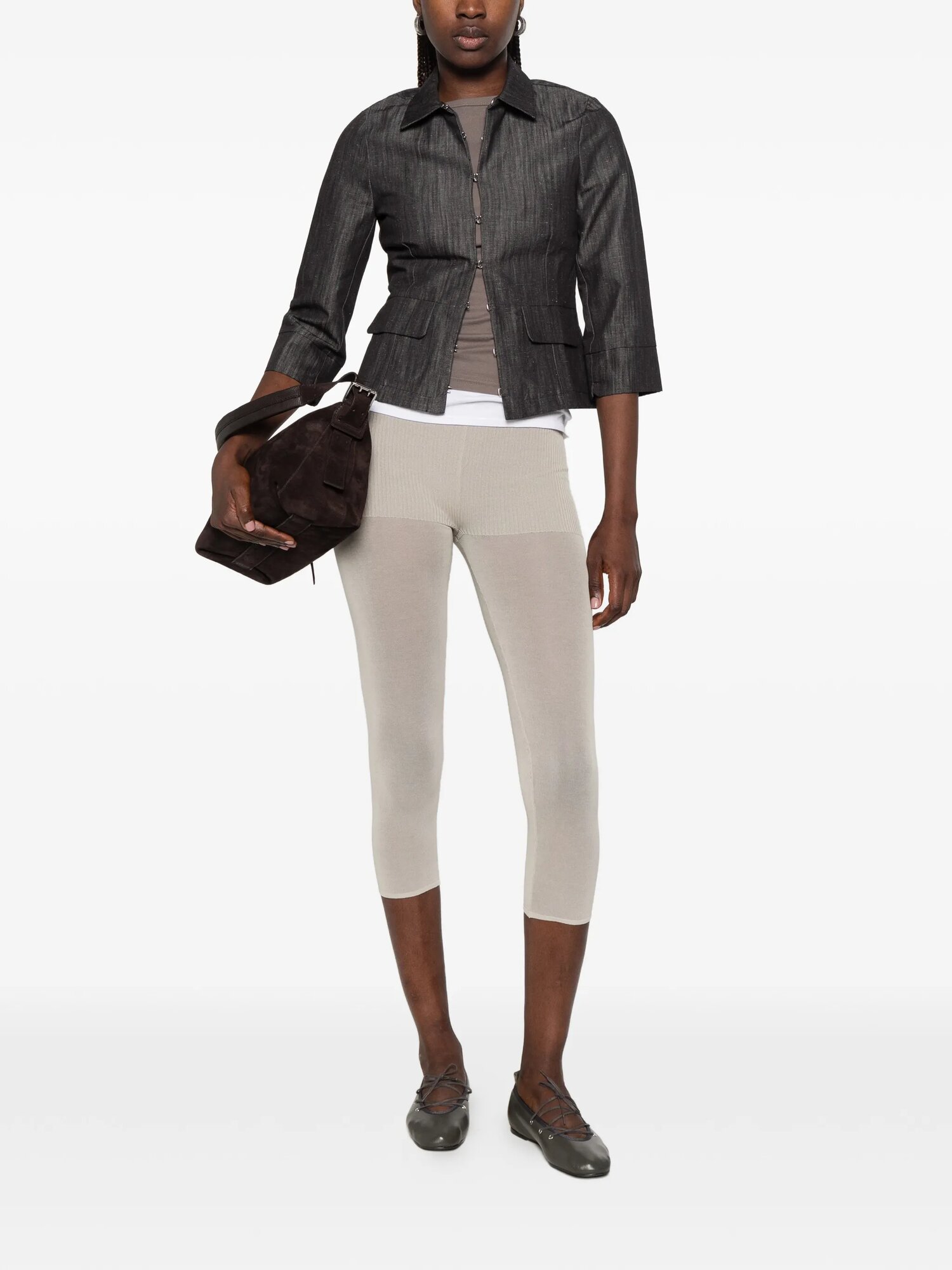 Брюки Ribbed-knit trousers