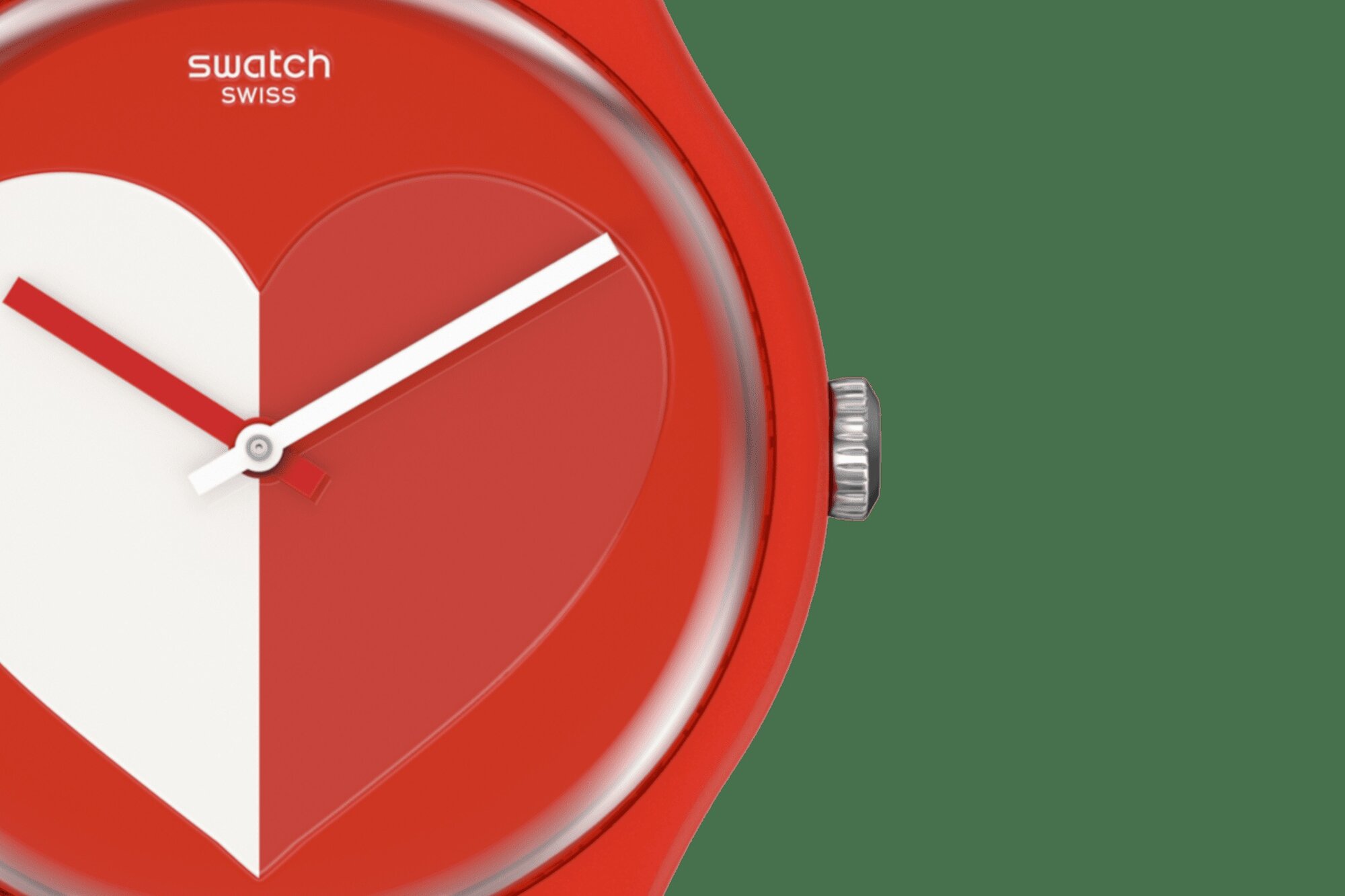 Наручные часы Swatch, красный — фото 1