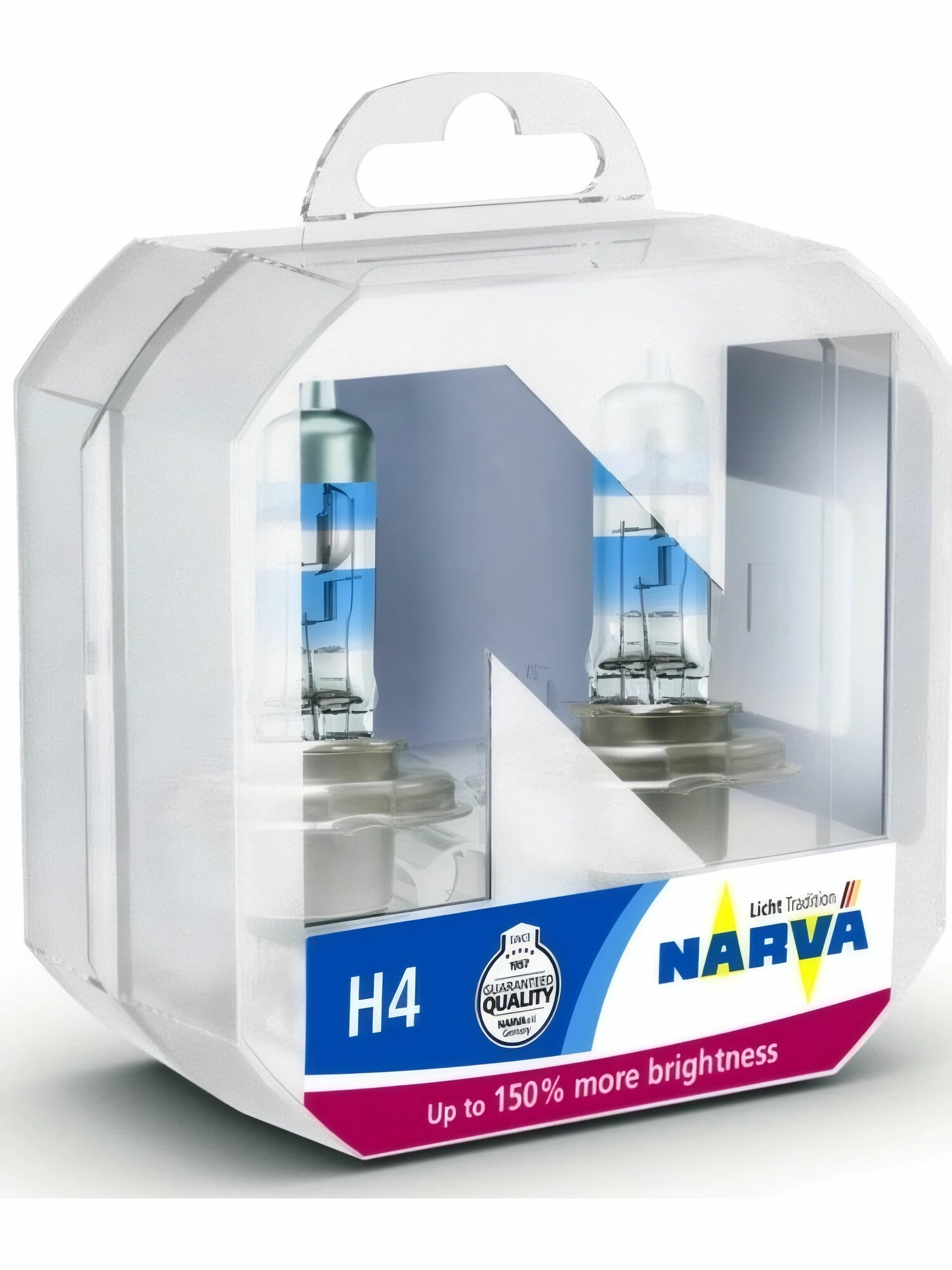 Лампа галогенная NARVA RANGE POWER H4 12V 55W +150% (2шт)
