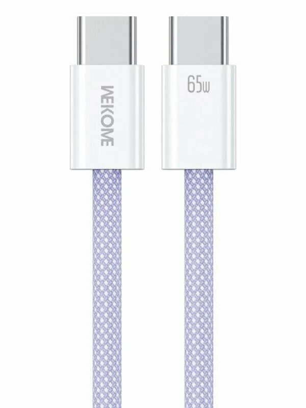 Wekome Кабель для мобильных устройств USB Type-C/USB Type-C, 1 м, сиреневый