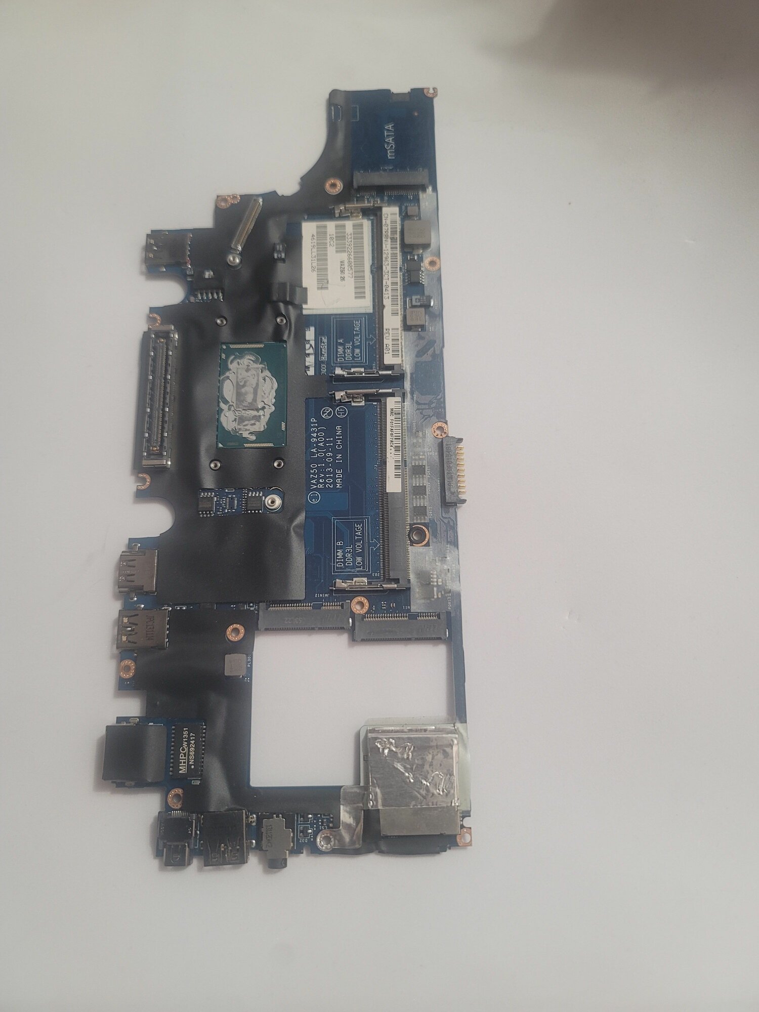 Материнскиа плата VAZ50 LA-9431P SR1EE i5-4310U для Dell Latitude E7240
