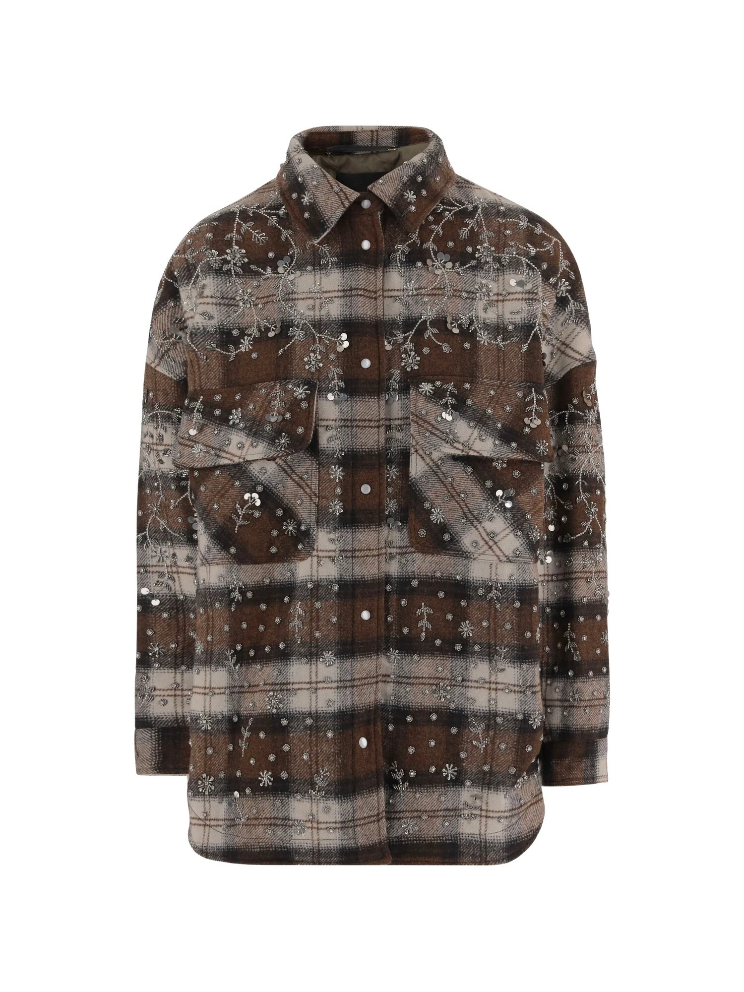 Куртка Embroidered check jacket