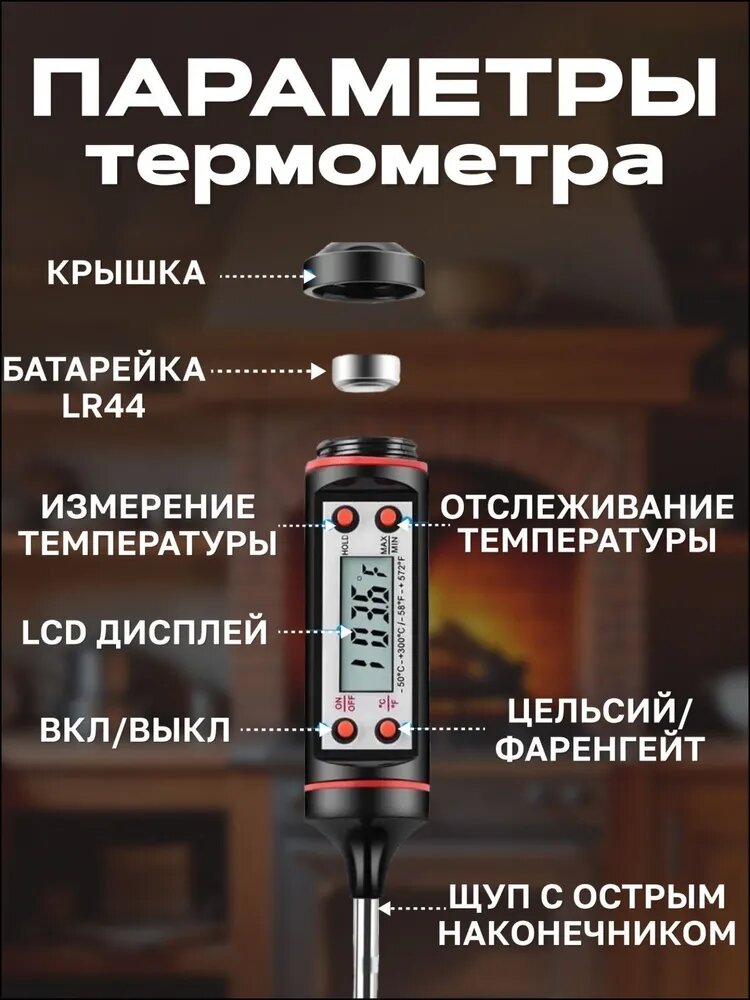 Кулинарный термометр — фото 1