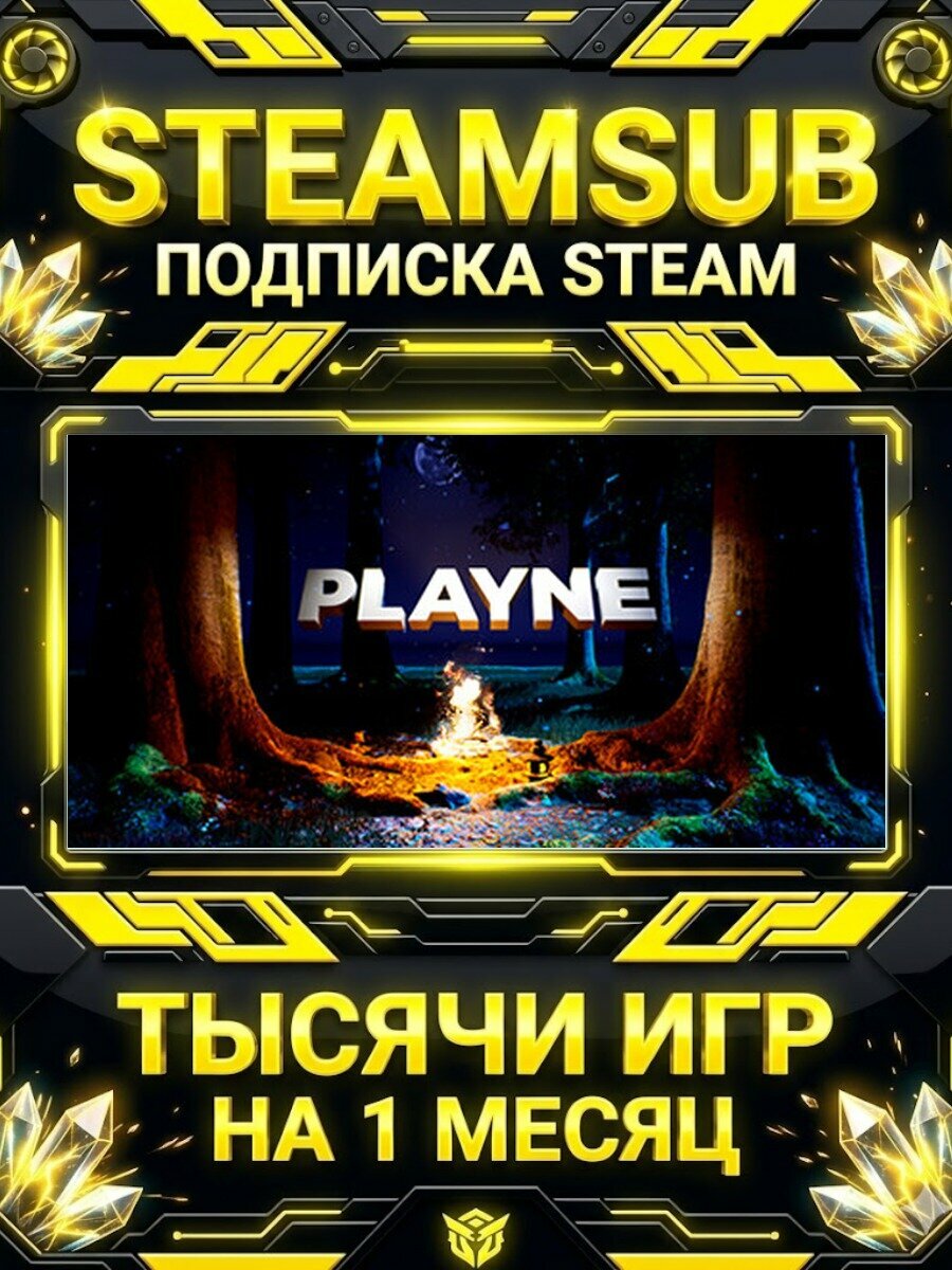 PLAYNE : The Meditation Game — подписка Steam на месяц, 7000+ игр на аккаунтах для ПК (РФ + СНГ)
