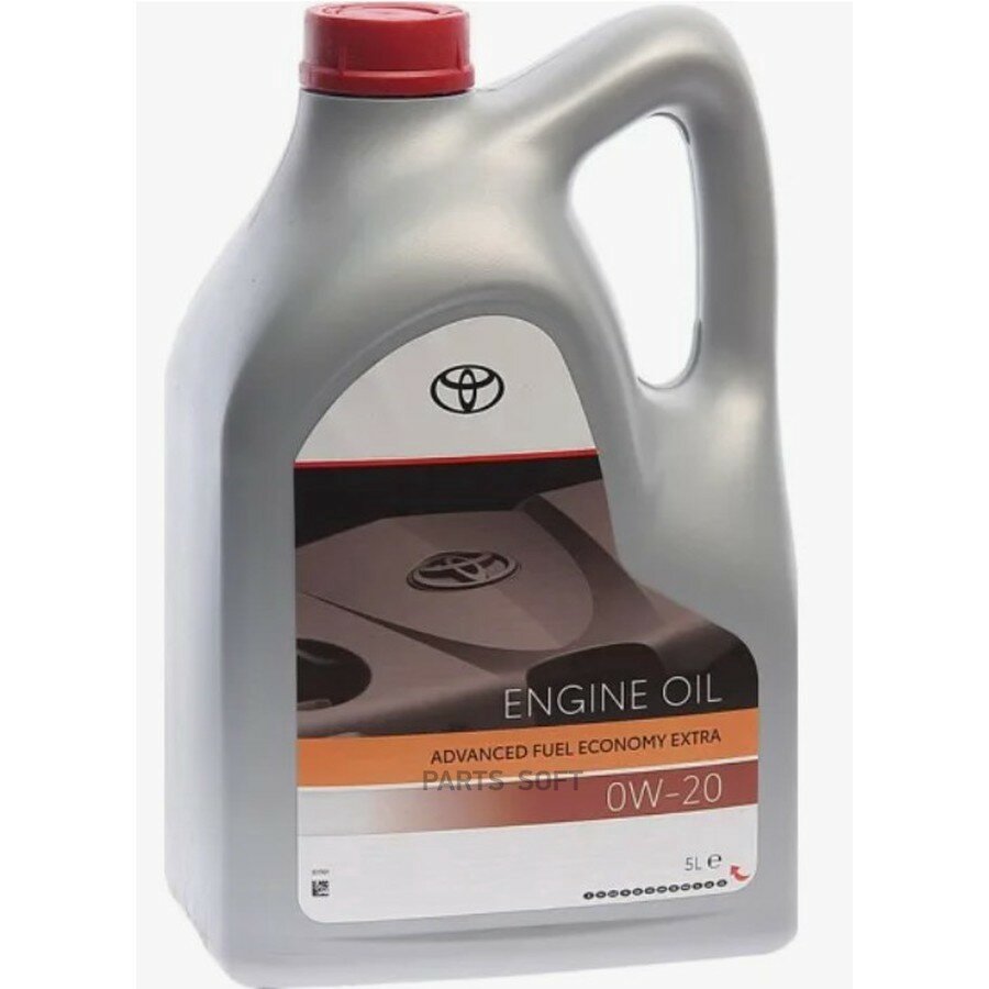 TOYOTA-LEXUS 08880-86294 Масло моторное TOYOTA GENUINE MOTOR OIL 0W-20 AFE EXTRA, 5л TOYOTA 08880-86294