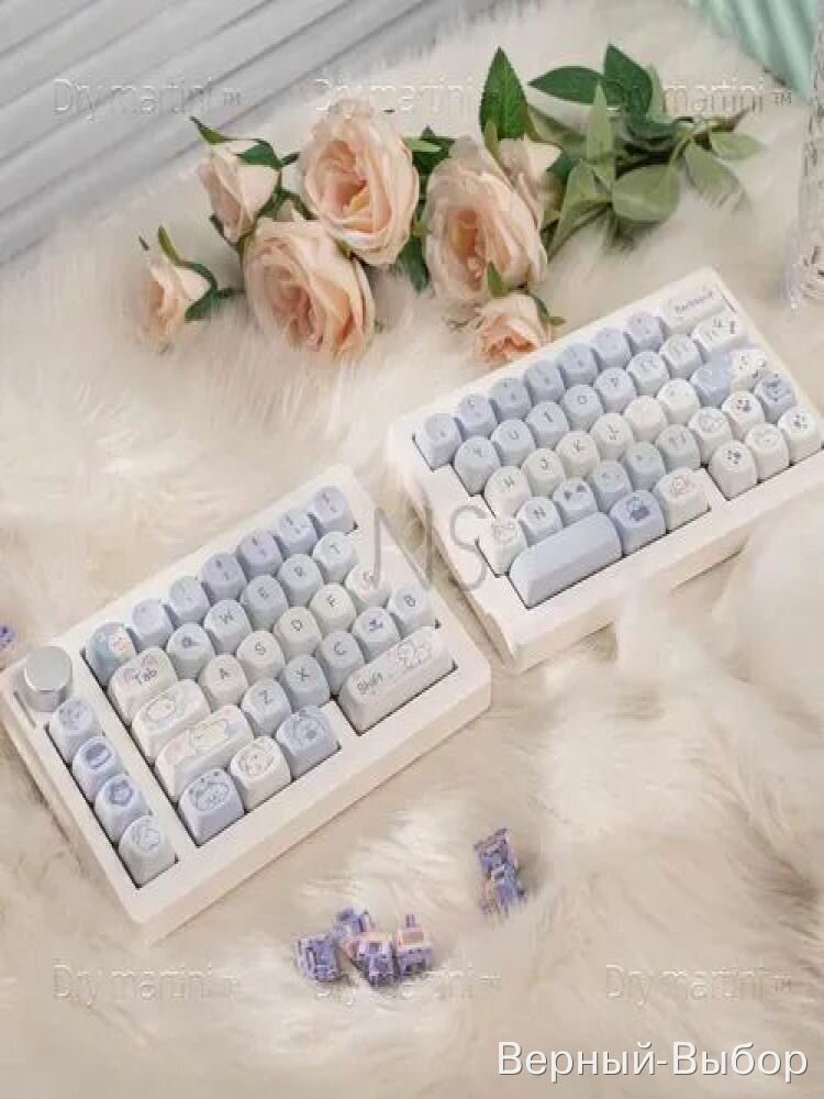Клавиатура беспроводная , (Cherry MX Brown), Русская раскладка, слоновая кость