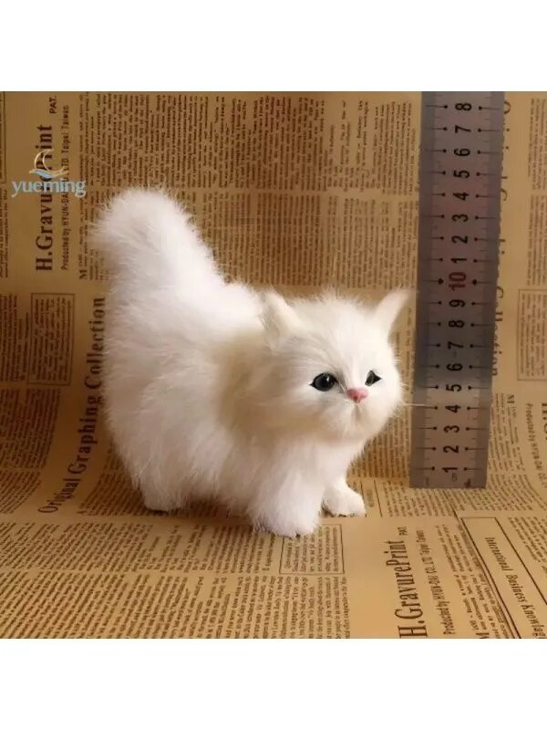 Плюшевый имитационный котенок, мяукает, с угольным пакетом из бамбука, очищает воздух, 1 шт.