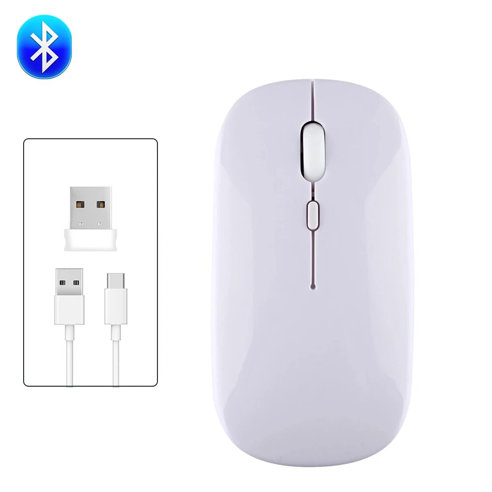Беспроводная мышь Bluetooth, белая