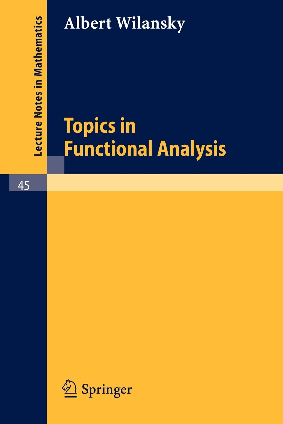 Topics in Functional Analysis — фото 1