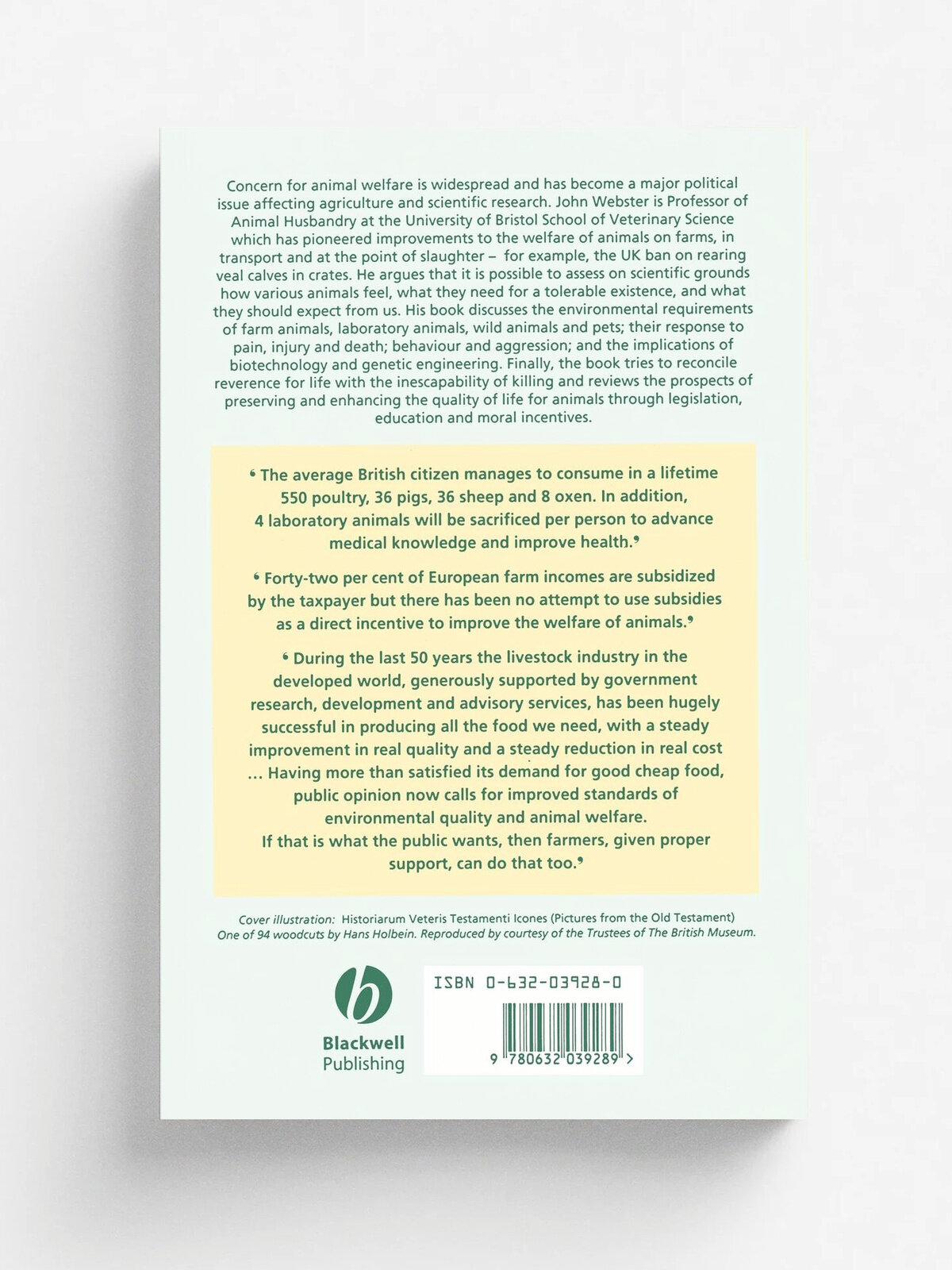 Animal Welfare. Tools for the Analysis of Biodiversity