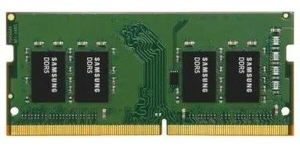 Модуль памяти SO-DIMM DDR5 8Gb 6400MHz Samsung M435R1Gb4PB1-CCPSG PC5-51200 CL52 262-pin 1.1В single rank