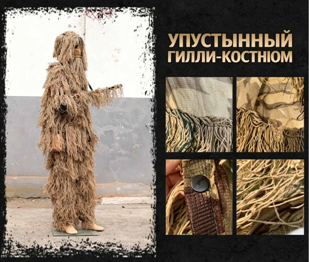 Костюм Гилли, маскировочный камуфляжный набор для охоты, страйкбола и полевых тренировок