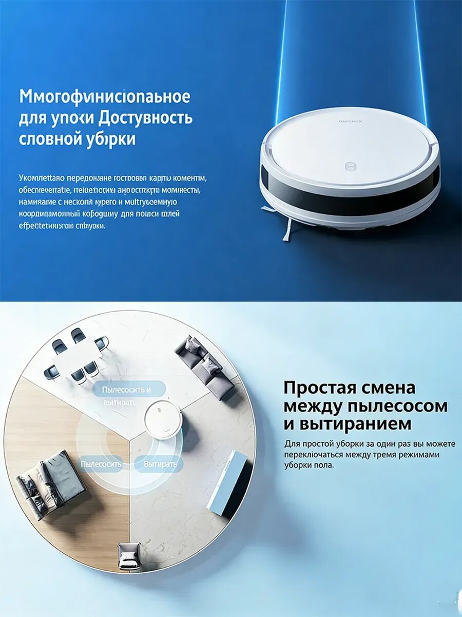 Робот-пылесос Robot Vacuum E12 EU — фото 1