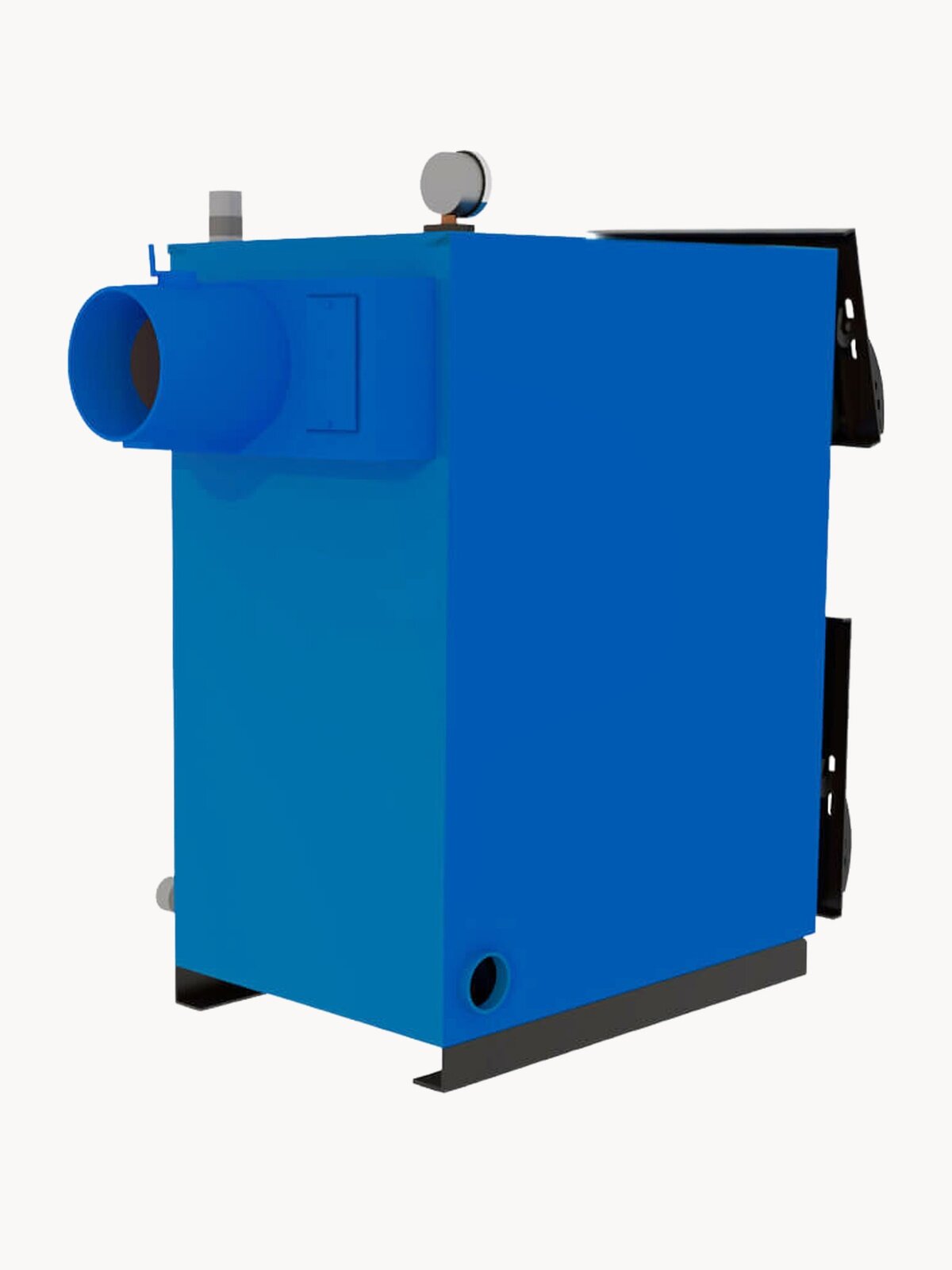 Котел твердотопливный Котлов Центр WIRT Classic 20Т, напольный, синий