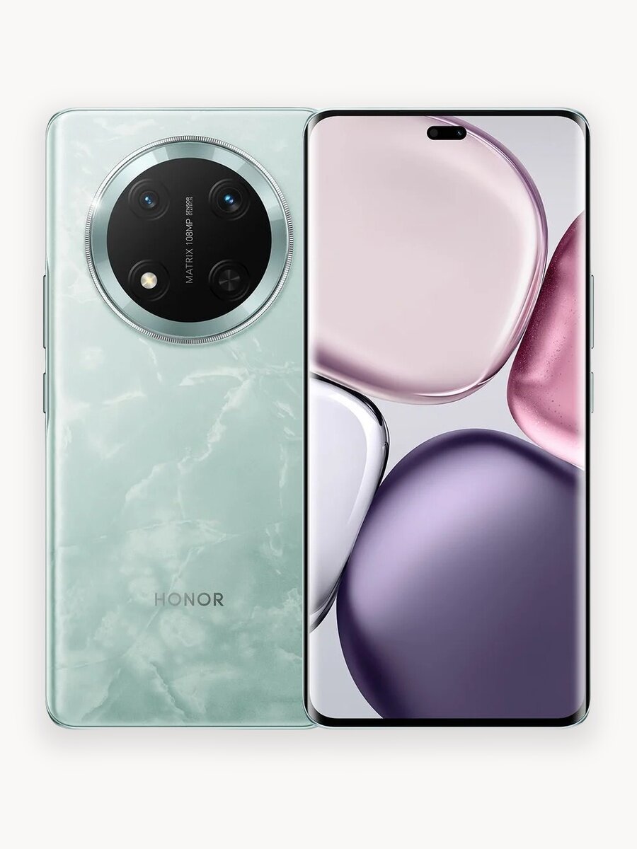 Смартфон Honor X9c 12/256 ГБ, Dual Nano Sim, 6600 мАч и AMOLED-экран 120 Гц для игр и видео, зеленый