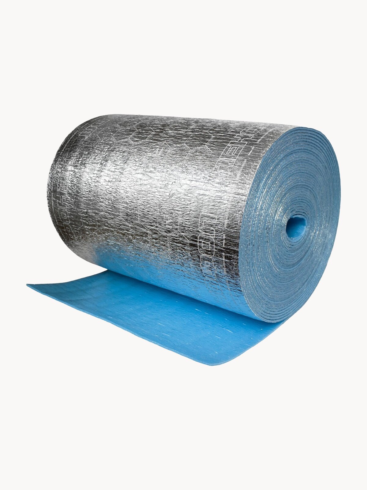 Утеплитель фольгированный самоклеящийся пенофол 2х0,6 м 5 мм