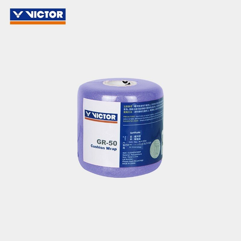Victor GR50 Тейп для ручки ракетки бадминтон Purple 1 рулон - Стильный и долговечный для ежедневной игры