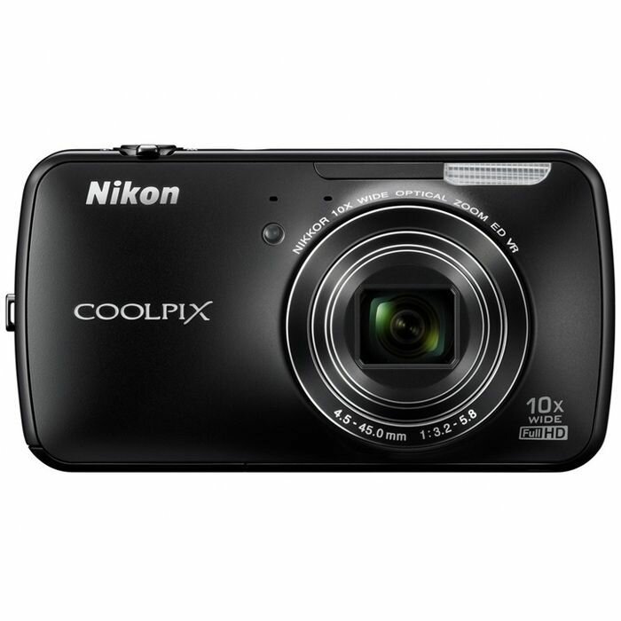 Nikon CoolPix S800c black Цифровой компактный фотоаппарат
