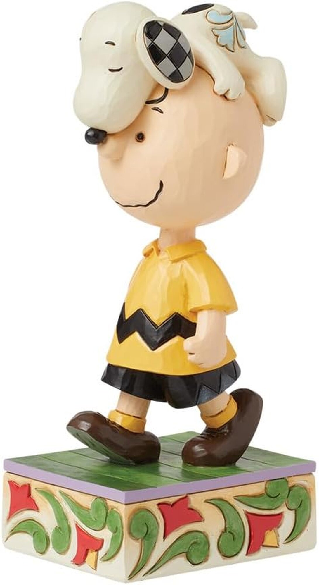 Коллекционная Фигурка Enesco Jim Shore - Фигурка Снупи на голове Чарли Брауна - 6016270