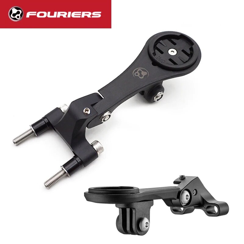 FOURIERS Garmin Wahoo Bryton Компьютерная камера Gopro Велосипедный комбинированный держатель, регулируемый передний вынос велосипеда Кронштейн GPS