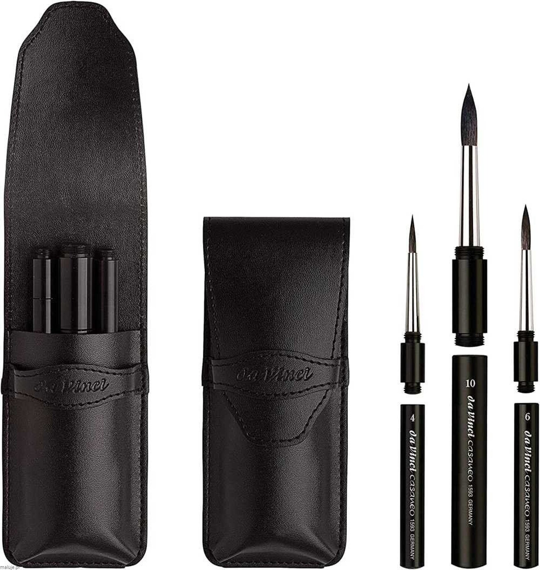 Подарочный набор акварельных кистей Da Vinci CASANEO Travel, 3 шт