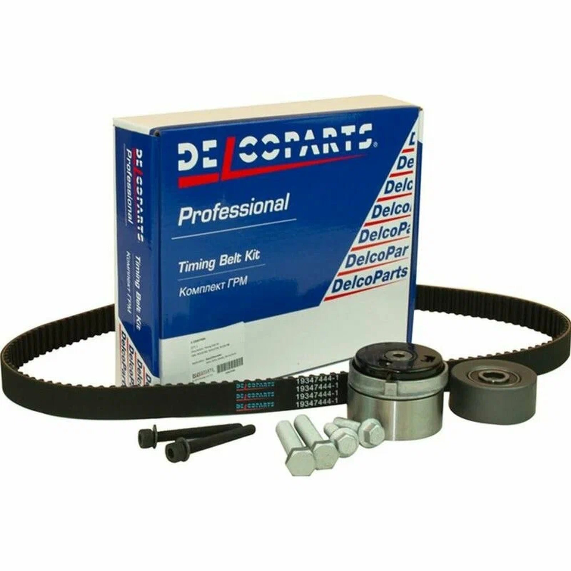 Комплект ремня ГРМ для а/м CHEVROLET Aveo, OPEL Zafira, Astra, DelcoParts 19347444
