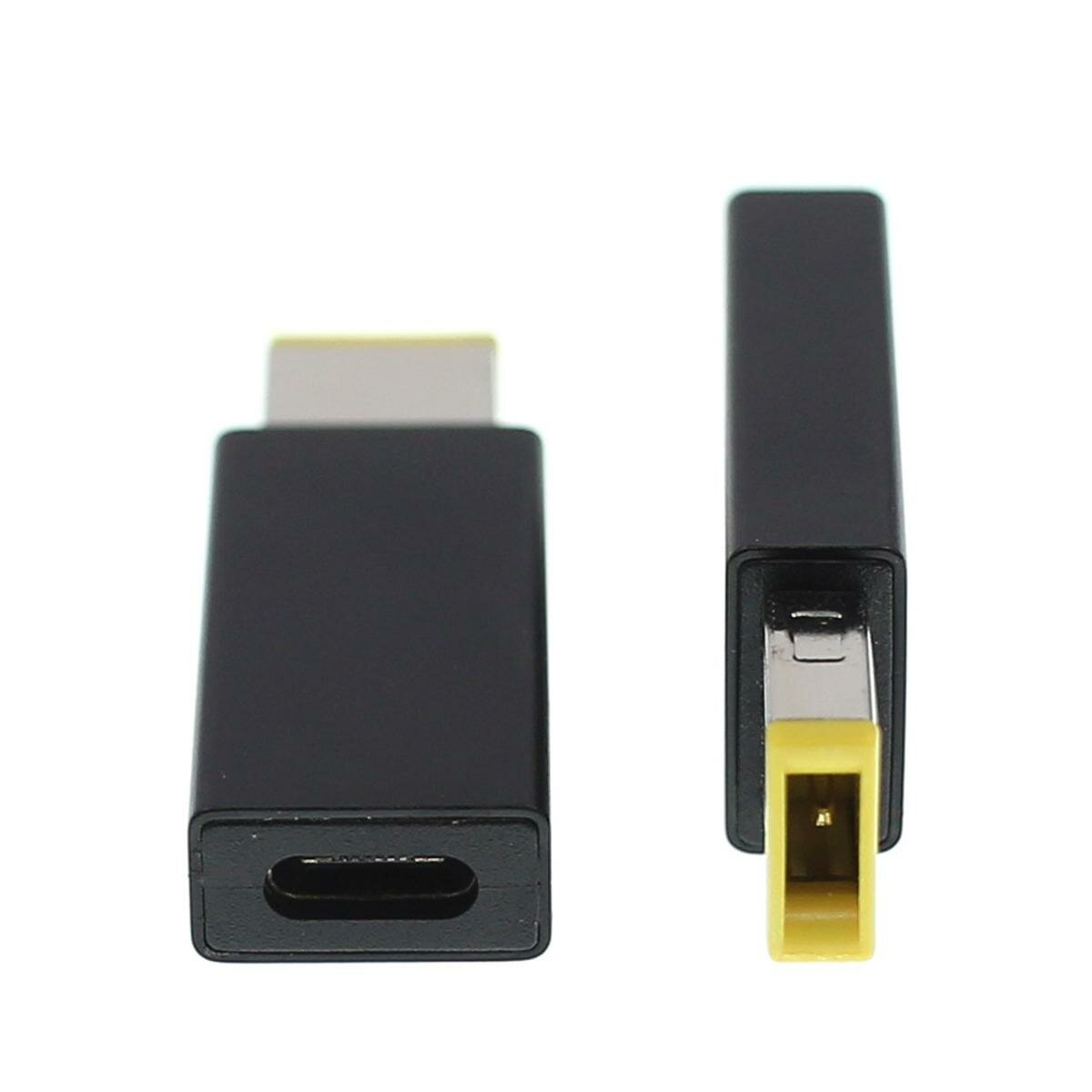 USB-C Type C Female to Rectangle Male PD DC адаптер питания квадратный зарядный преобразователь 45 Вт/65 Вт 3,25 А для н
