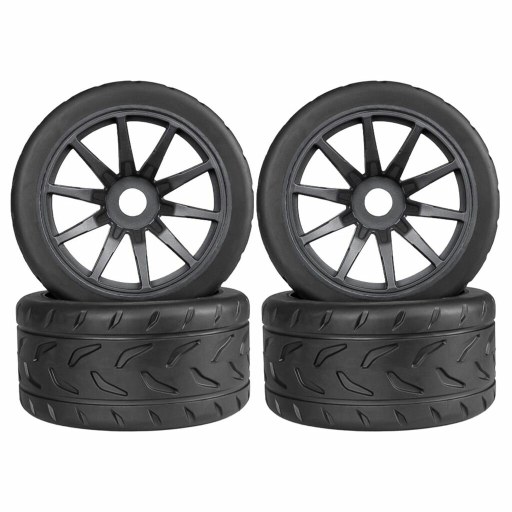 ARRMA1/7 Firebird Felony Flying God Mustang GT На спущенных восьмиугольных шинах-Черный-Четыре основных