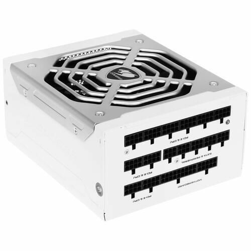 Блок питания Cougar POLAR 1050 (31PL105001P01) белый - 80+Platinum, EPS12V, APFC, 20 + 4 pin, 8 pin, 4+4 pin CPU, 6+2 pin x9 PCI-E