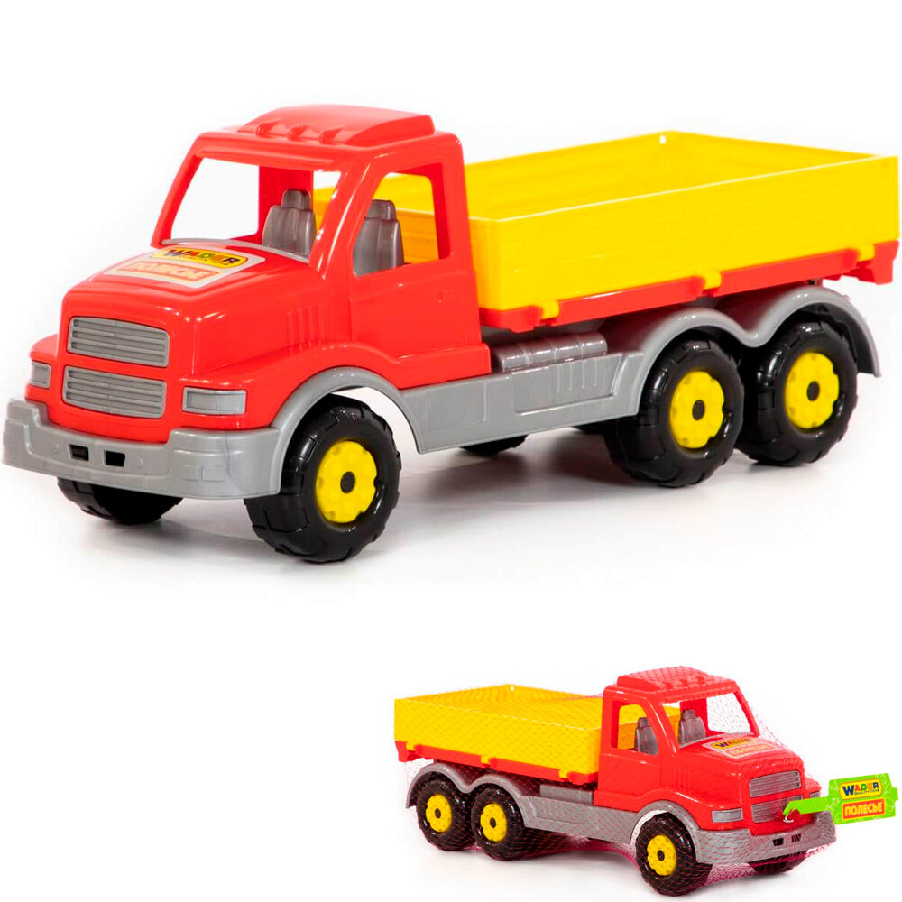 Автомобиль грузовой "Сталкер" бортовой 44 см / машинка, пластик, для детей от 3 лет