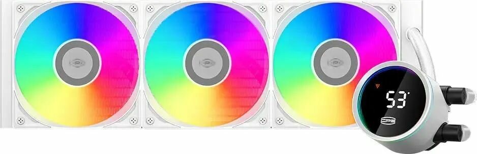 Система водяного охлаждения для ПК PCCOOLER DA360 Pro ARGB Digital WH
