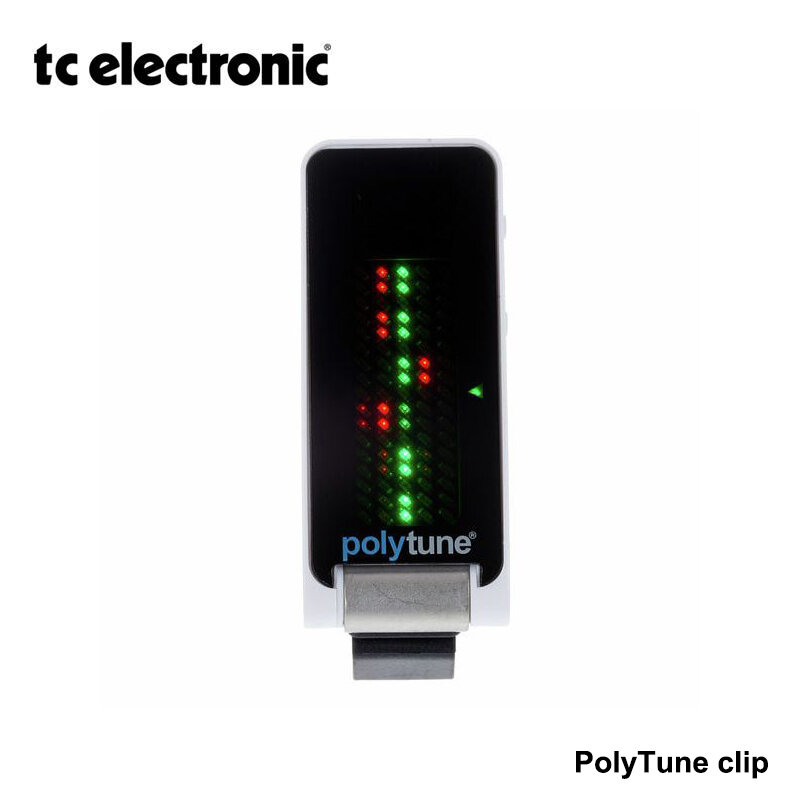 TC Electronic PolyTune Clip Мини-акустическая гитара, электрогитара, бас, тюнинг, педаль, эффектор настройки