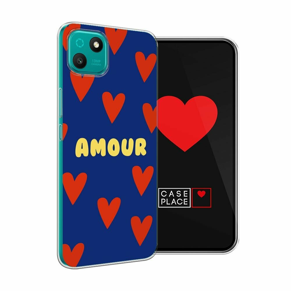 Чехол на Wiko T10 / Вико Т10 с принтом "Amour art - 14 февраля" — фото 1