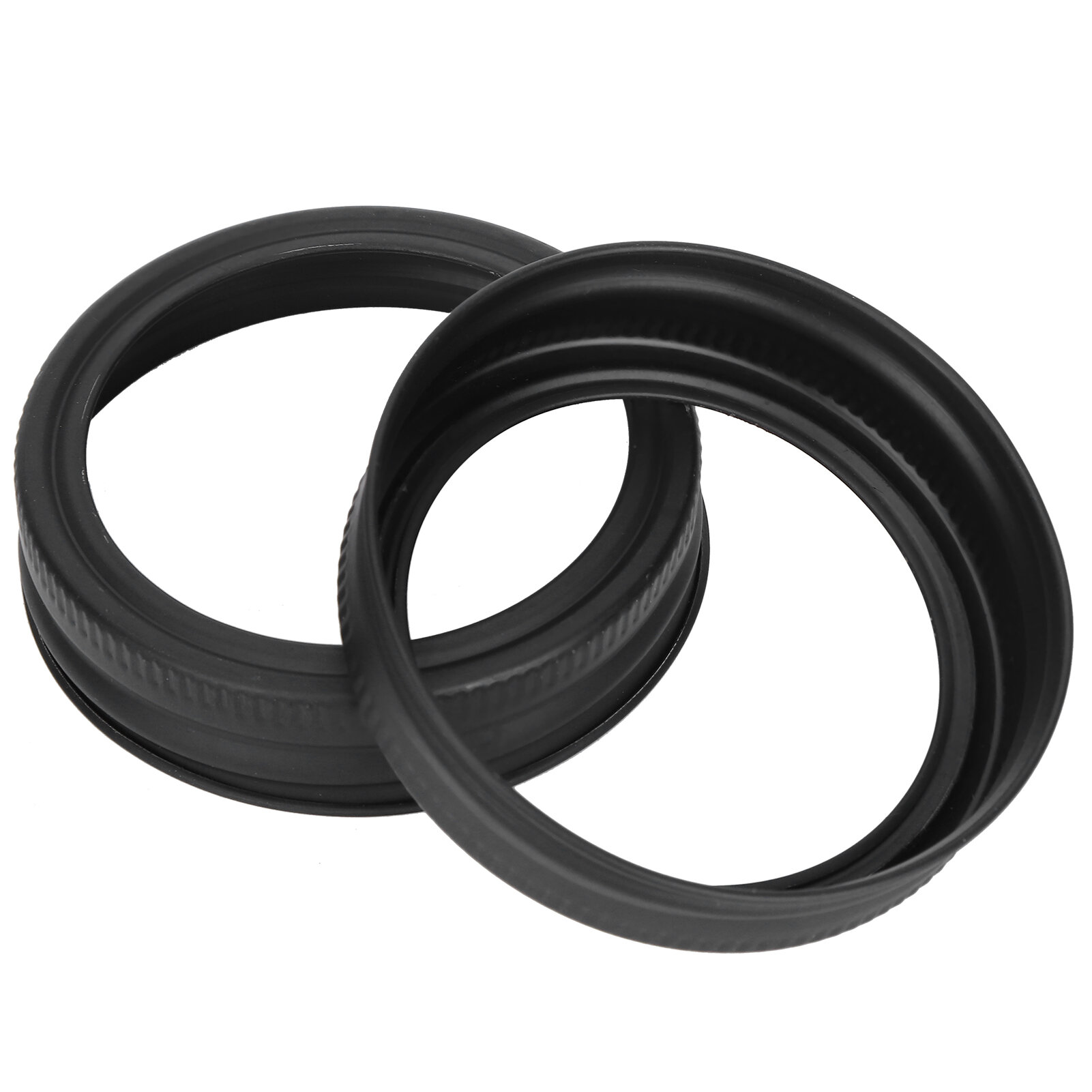 24 шт. для Mason Jar, железная крышка с конским горлышком, круглая 70 мм, разделенная крышка с широким горлышком, матовая черная