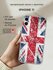 Чехол на Apple iPhone 11 / Айфон 11 с принтом "Флаг британский"