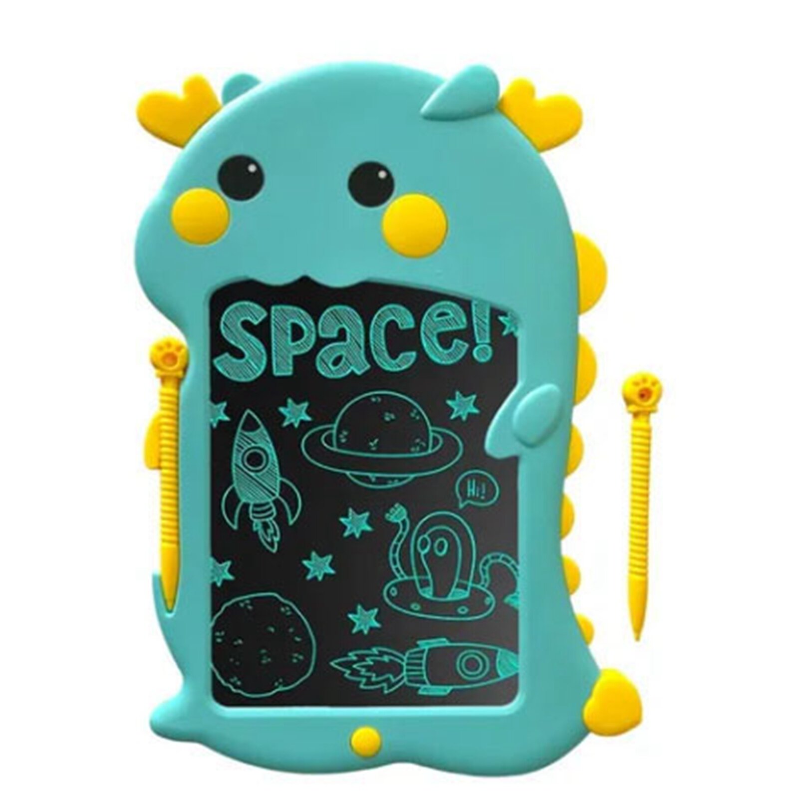 Детская доска для рисования в форме динозавра, цветная