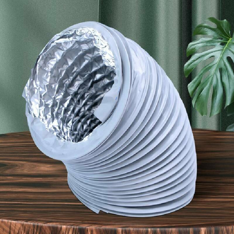 Толстостенный pvc композитная труба прочная двойная слой раздвижная мягкая вентиляционная труба для системы вытяжки кухни диаметр