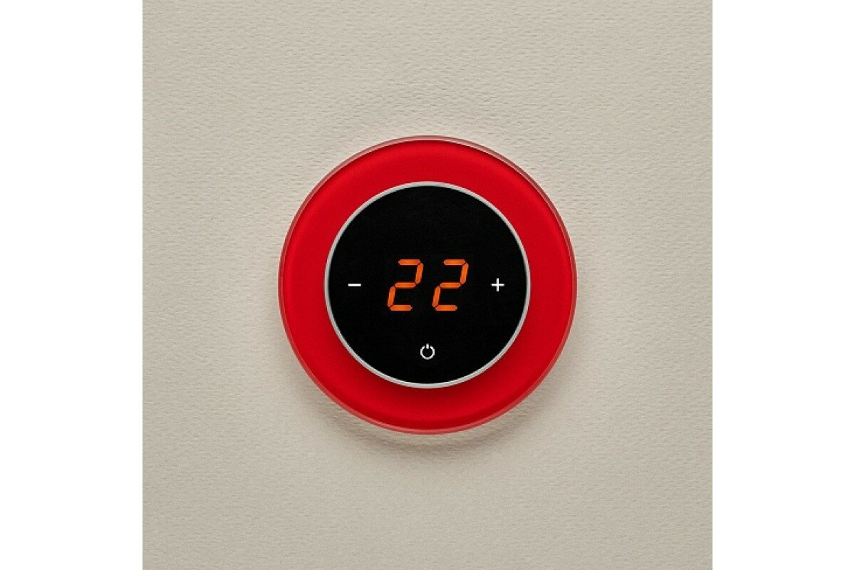 Терморегулятор Aura RONDA WiFi 1586 Red Luminous (светящийся красный) умный дом Tuya