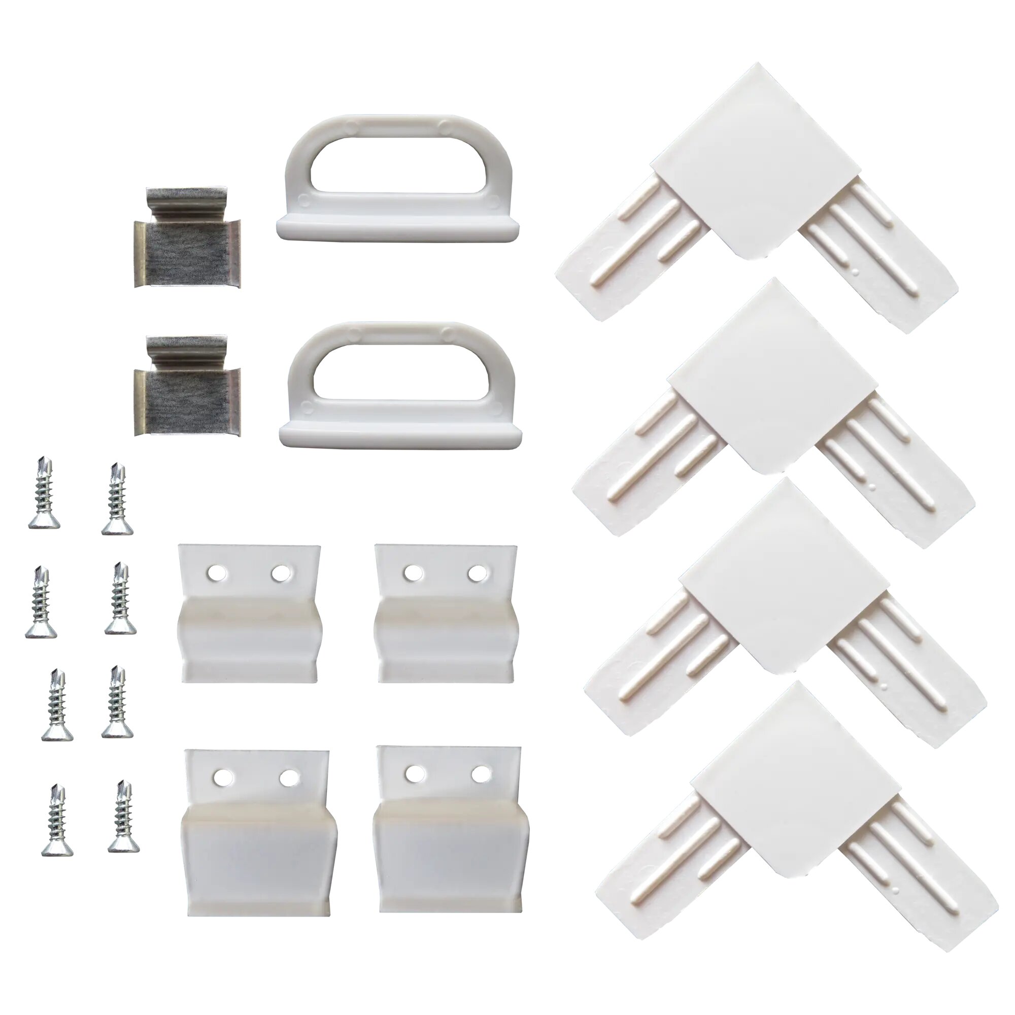 Комплект №5 для монтажа москитной сетки набор крепежа и профилей для рам