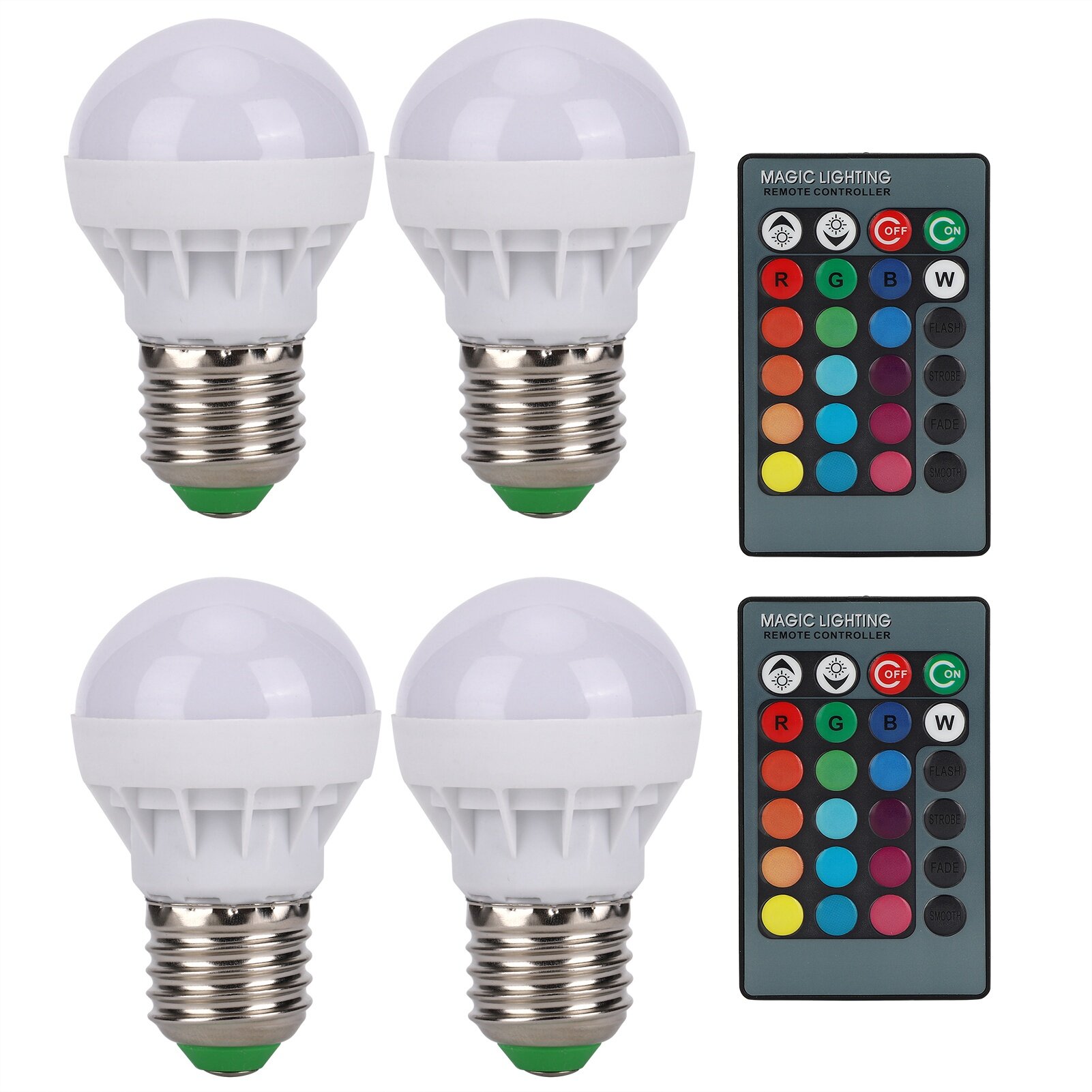 E27 RGB с изменением лампочки 40W Светодиодная лампочка с пультом дистанционного управления для домашней спальни декор 85 В -265 В