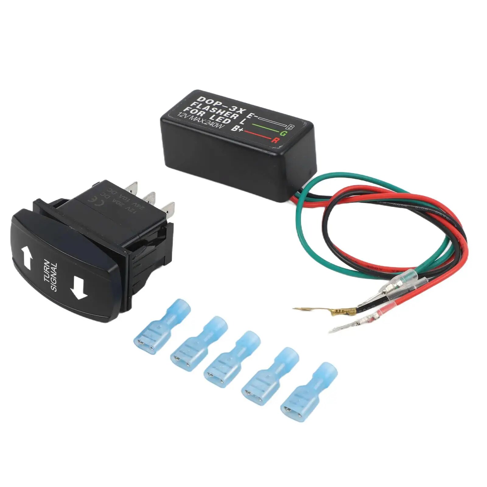 Для ATV UTV автомобиль мотоцикл комплект указателей поворота кулисный переключатель мигалка SPDT переключатель мотоцикл мигалка аксессуары