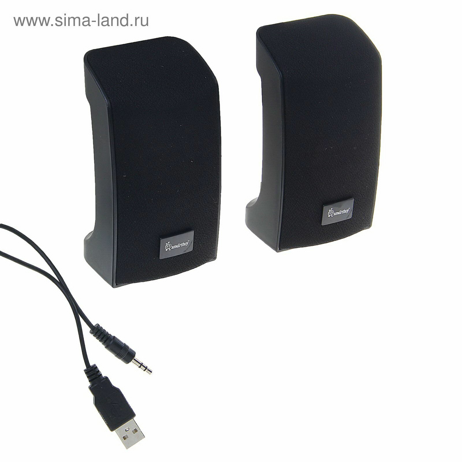 Компьютерные колонки ORCA BAND SBA-1000, 2.0, 2x3 Вт, USB, Jack 3.5 мм, черные
