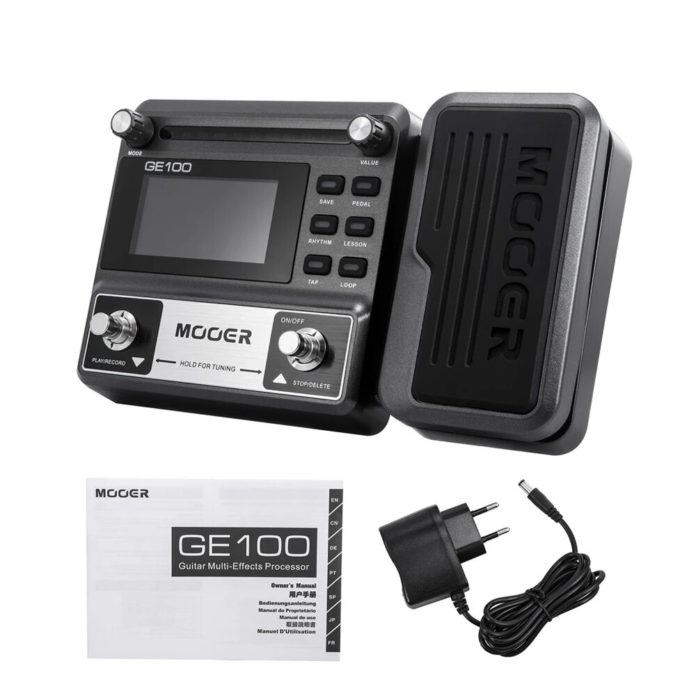 MOOER GE100 Многоэффектный процессор для гитары, Черный