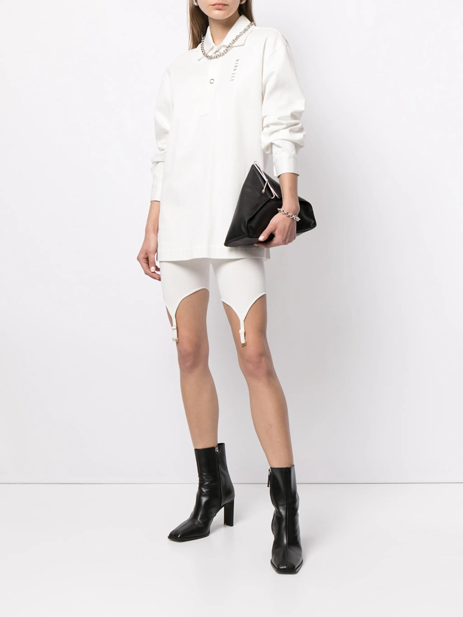 Рубашка Dion Lee, размер 6, бежевый/белый — фото 1