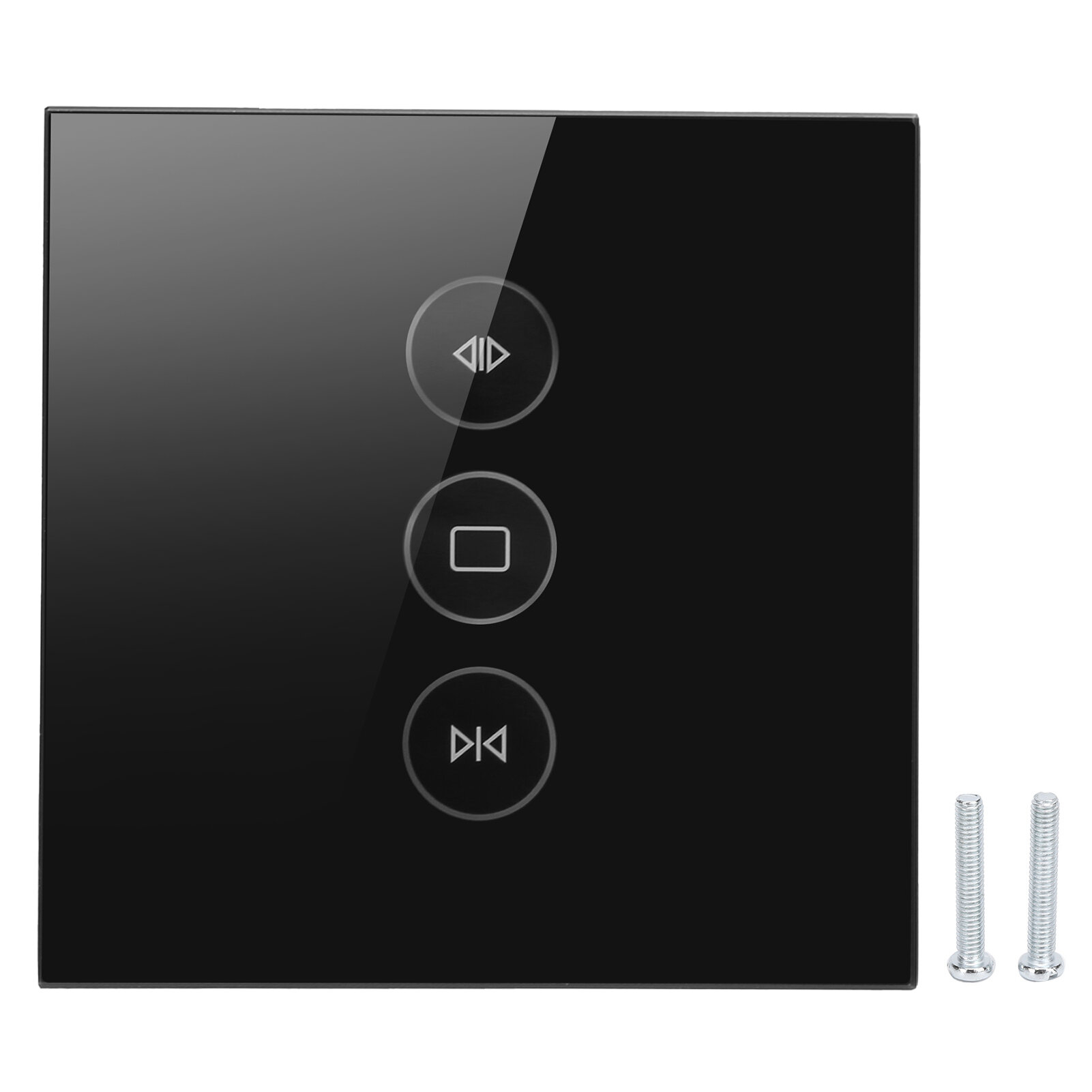 Smart WiFi Curtain Switch Touch Panel Timer APP Voice Control for Google Home Tuya EU Plug 110‑240V