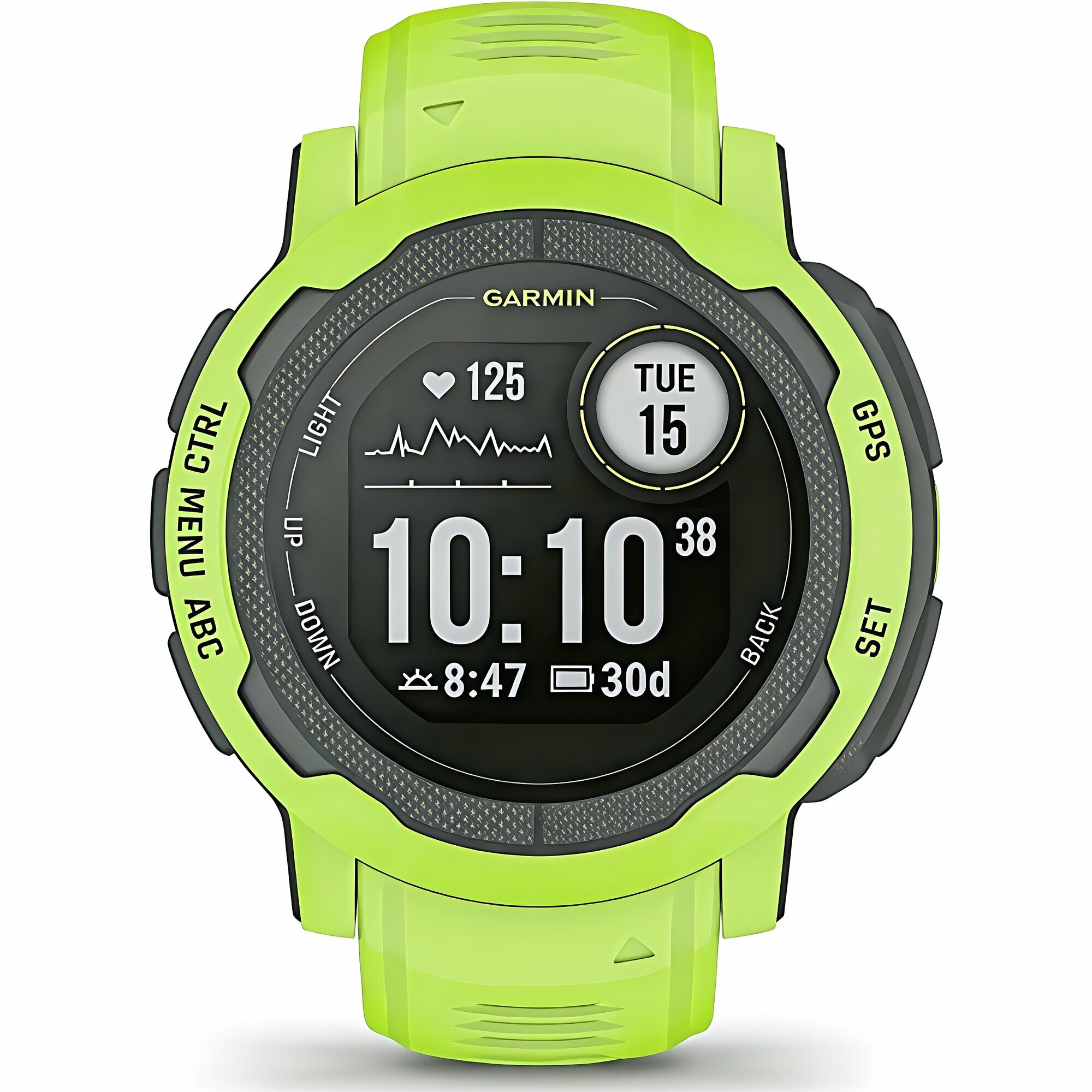 Умные часы Garmin Instinct 2, Electric Lime (010-02626-01), Зеленый